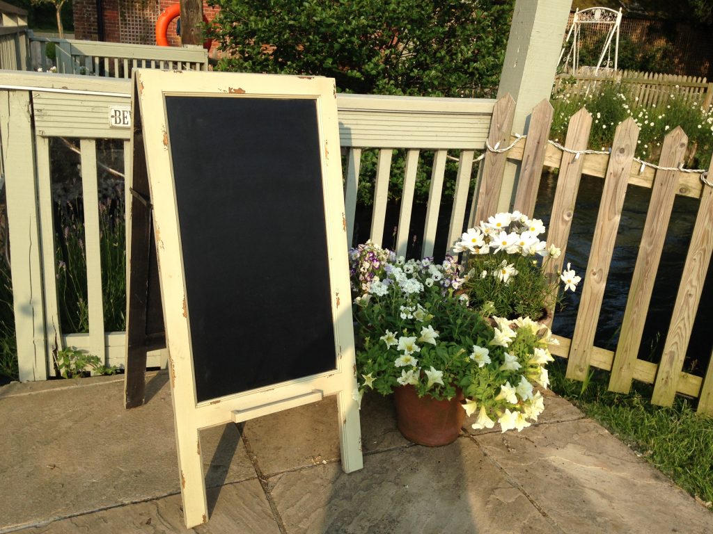 Rustic Display Blackboard - Incabella Wedding Hire